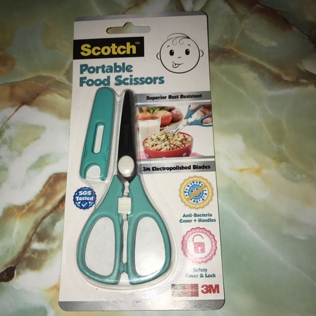 3M Scotch Portable Food Scissors, Babies & Kids, Babies & Kids Fashion ...