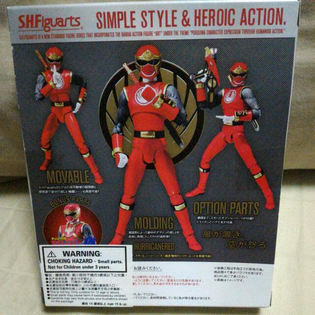 SHFiguarts Hurricane Red Ranger, Hobbies & Toys, Toys & Games on Carousell
