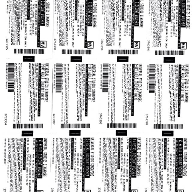 Universal Studios Entry Ticket With Meal And Retail Vouchers, Tickets ...