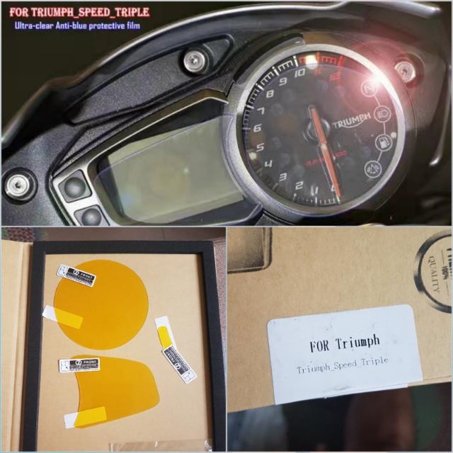 Triumph Speed Triple Cluster Protection Speedo meter, Motorcycles ...