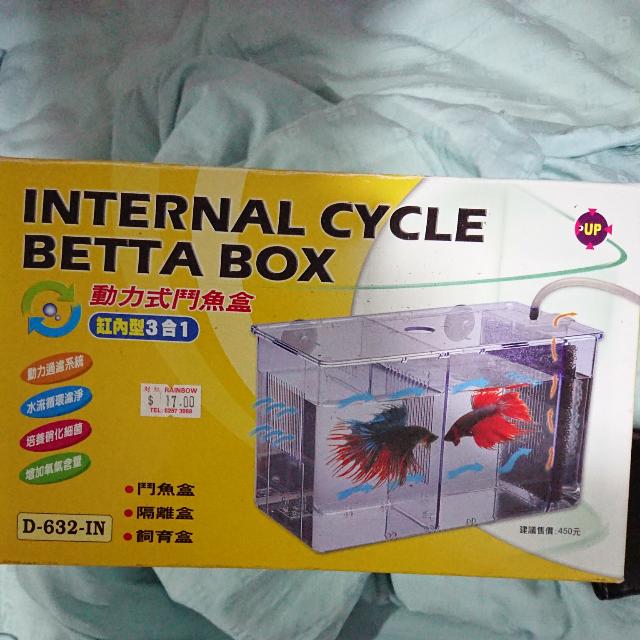 Internal Cycle Betta Box, Pet Supplies, Homes & Other Pet Accessories on Carousell