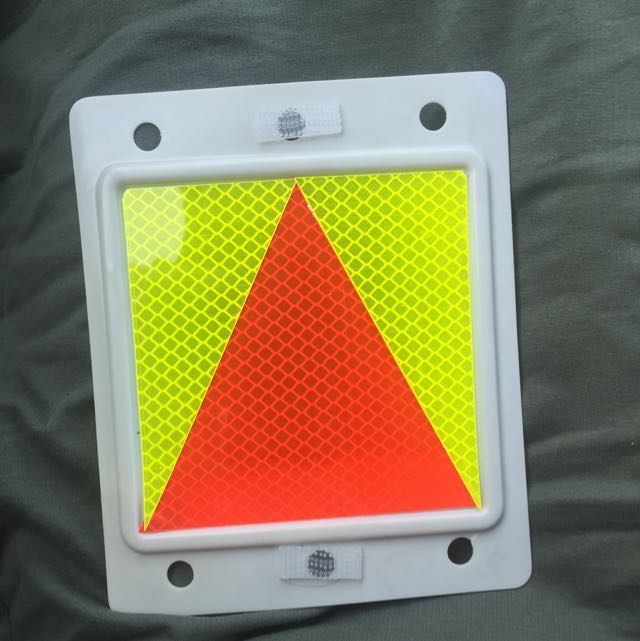3M Probationary Triangle Plates, Car Accessories on Carousell