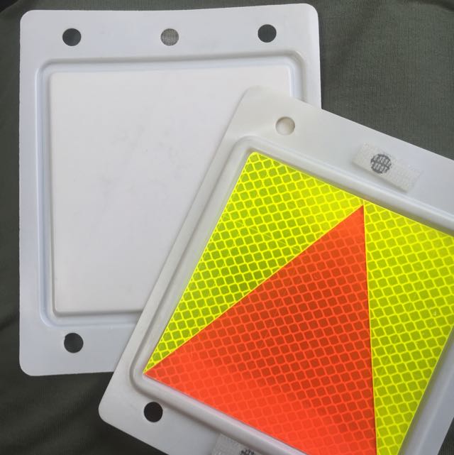 3M Probationary Triangle Plates, Car Accessories on Carousell