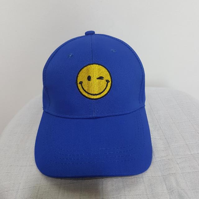 Unisex Cute Cap With Emoji Smiley Face, Babies & Kids, Babies & Kids ...
