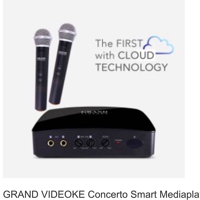 Grand Videoke Karaoke Concerto Wireless Mic-Wifi Enable, TV & Home ...