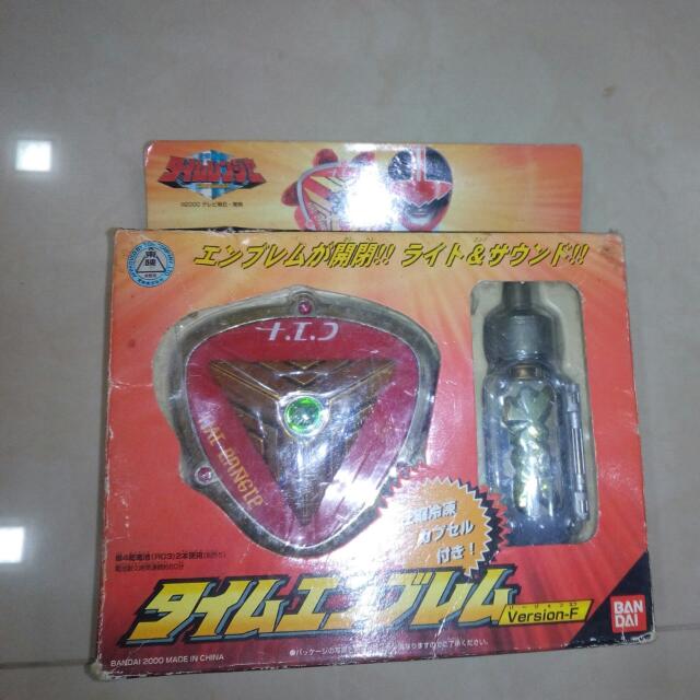 Super Sentai Time Ranger Timeforce Badge, Hobbies & Toys, Toys & Games ...