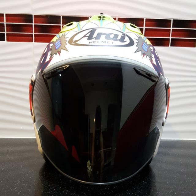 Arai Ram 4 Scoot Russel, Motorcycles, Motorcycle Apparel on Carousell