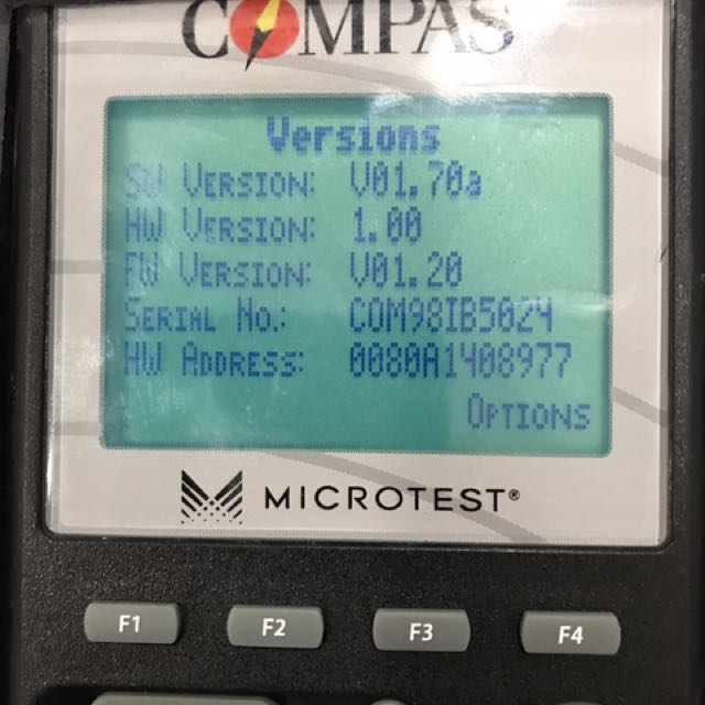 Fluke Microtest Compas Network Troubleshooting Device with NT ...