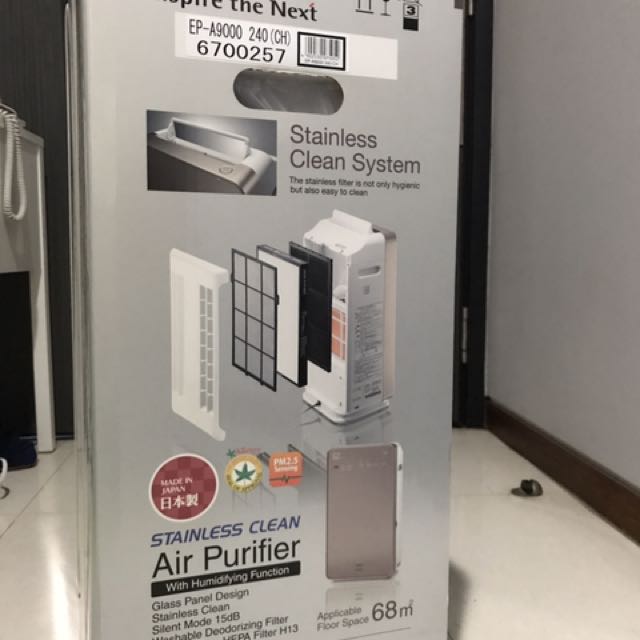 Hitachi Air Purifier & Humidifier EP-A9000, TV & Home Appliances, Air ...