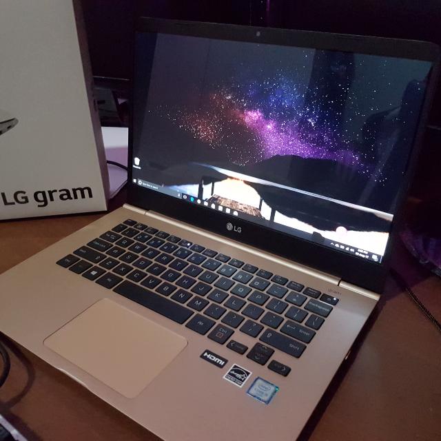 LG GRAM 14Z960 Gold, Computers & Tech, Laptops & Notebooks on Carousell
