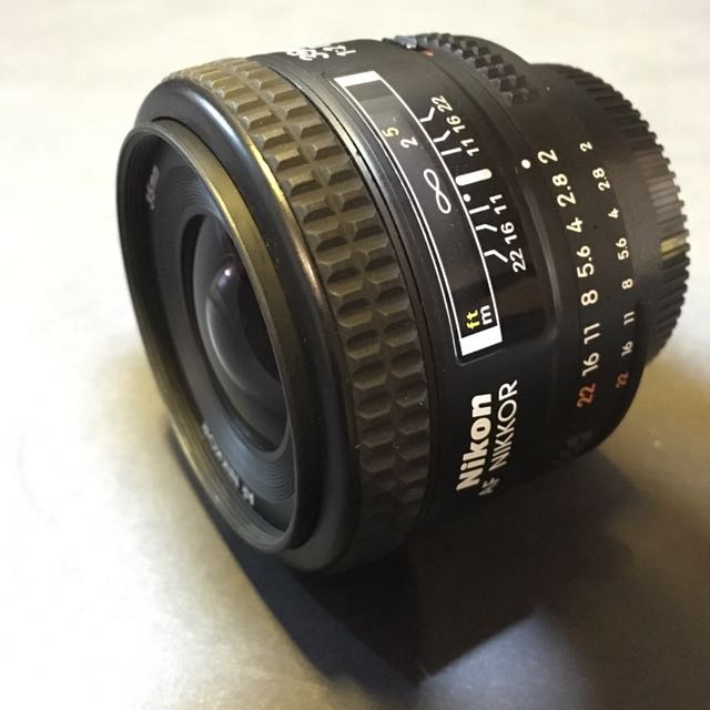 Nikon Autofocus Nikkor 35mm F2D, Photography, Cameras on Carousell