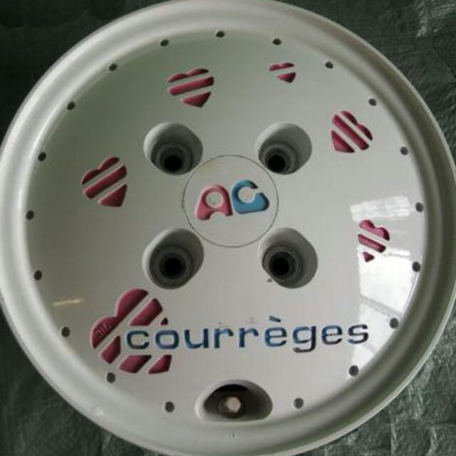 Ac Courreges 12 Inch Rim Ultra Rare 80s, Auto Accessories on Carousell