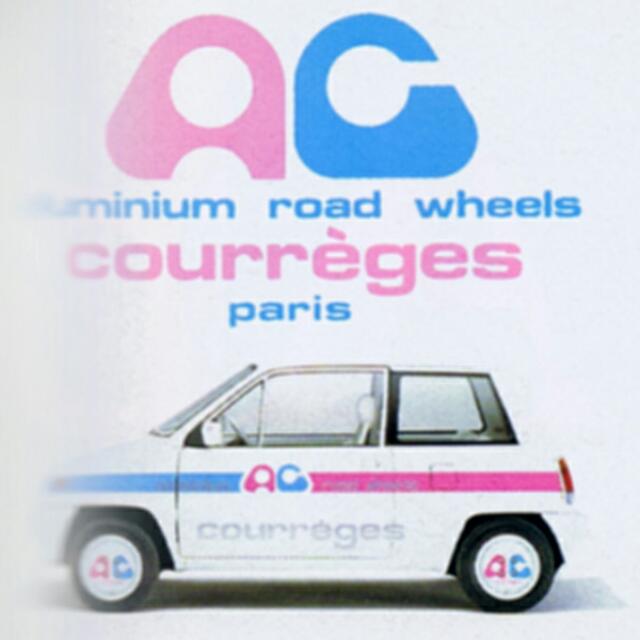 Ac Courreges 12 Inch Rim Ultra Rare 80s, Auto Accessories on Carousell