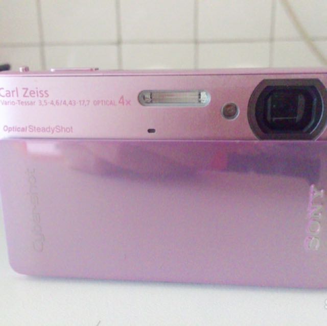 Sony Cybershot Pink Camera, Photography, Cameras on Carousell