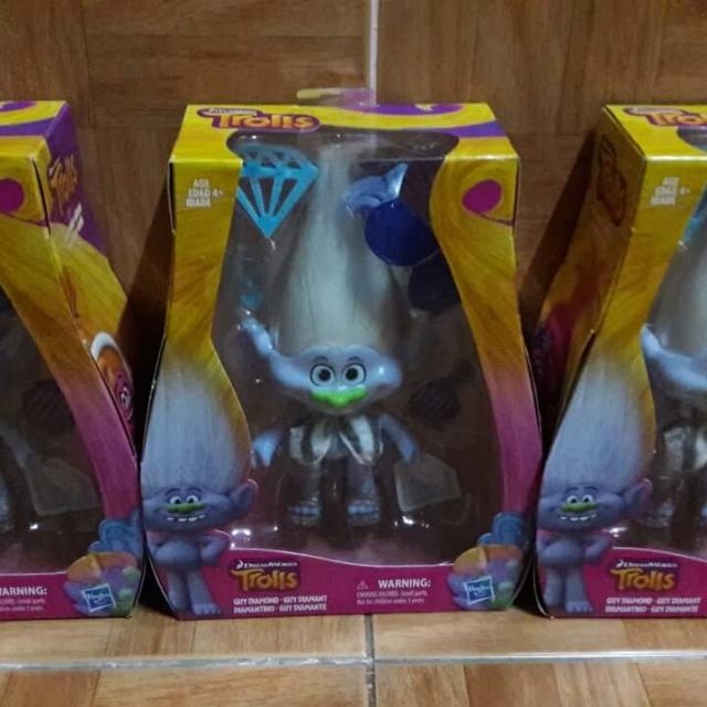 DreamWorks Trolls Guy Diamond 9-Inch Figure, Hobbies & Toys, Toys ...