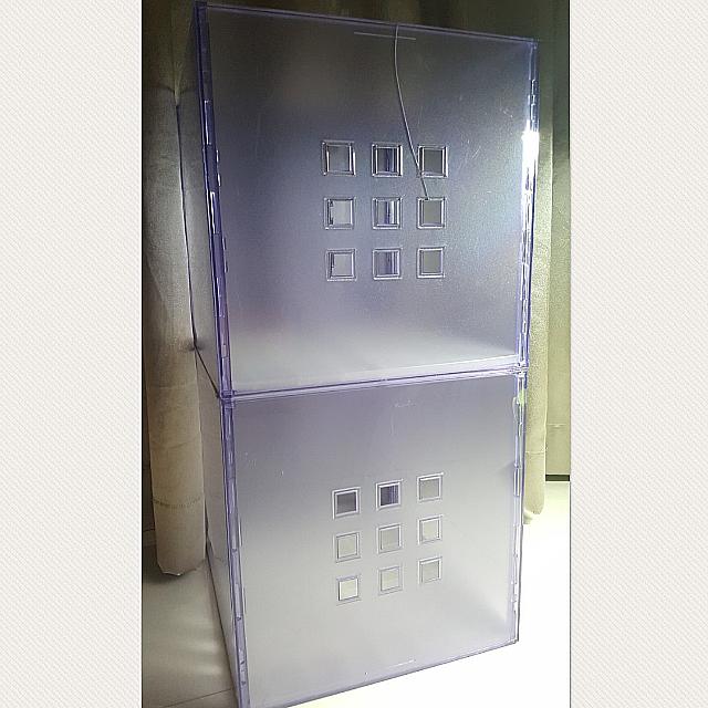 Ikea Lekman Boxes Light Purple Colour, Furniture & Home Living, Home ...