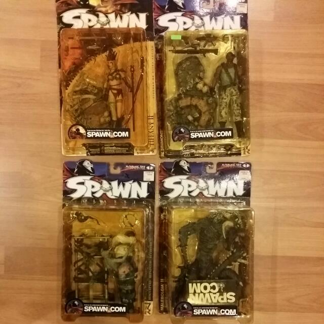 Rare Mcfarlane Set - SPAWN Series 17 Complete Lot Of 6 Figures Including Rare R3 Variants Misb ...