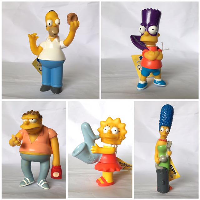The Simpsons Set of 10 Figures by Burger King (2000), Hobbies & Toys ...