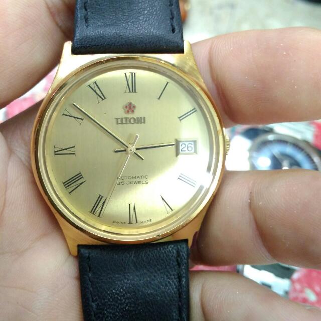 Vintage Titoni Automatic NOS Watch, Men's Fashion, Watches & Accessories, Watches on Carousell