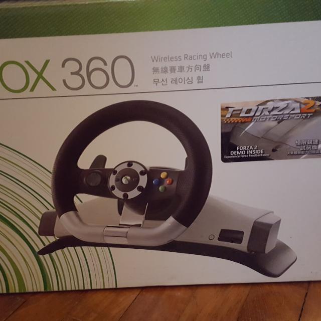 Xbox 360 Wireless Racing Wheel, Video Gaming, Gaming Accessories ...