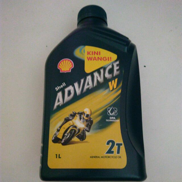 2T Shell Advance Oil, Motorcycles, Motorcycle Accessories on Carousell