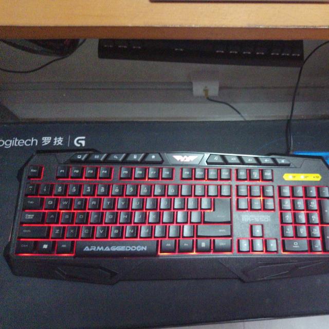 Armageddon Kalashnikov AK-5501 Gaming Keyboard, Computers & Tech, Parts ...