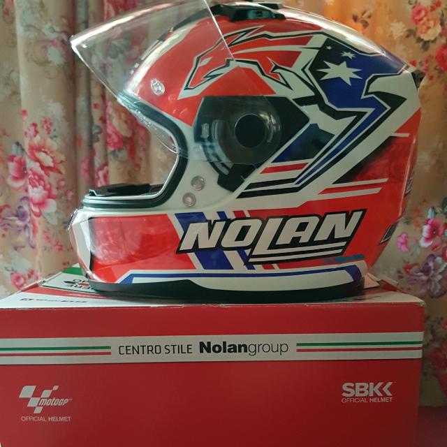 Authentic Nolan N64 Casey Stoner Fullface, Motorcycles, Motorcycle ...