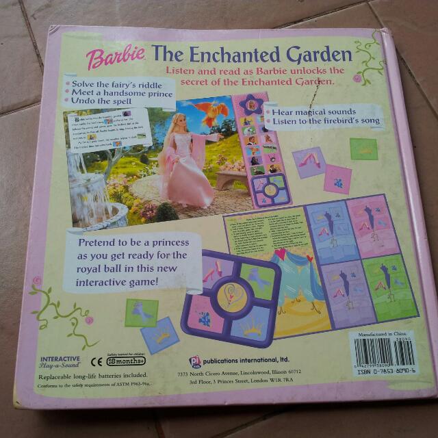 Barbie The Enchanted Garden Sound Book, Buku & Alat Tulis, Buku Anak ...