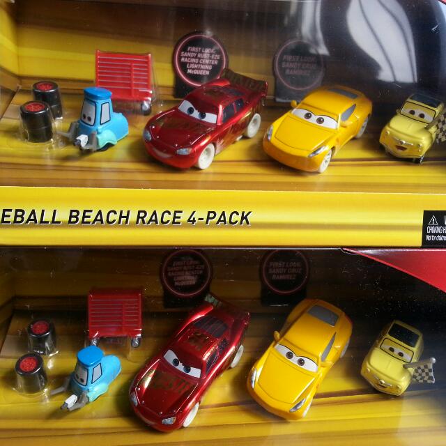 Disney Pixar Cars 3 Fireball Beach Race 4 Pack 1:55 Diecast, Hobbies ...