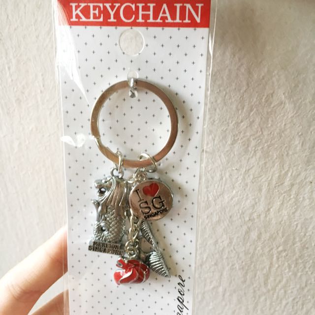 Keychain - I Love Singapore (Merlion), Hobbies & Toys, Stationery ...