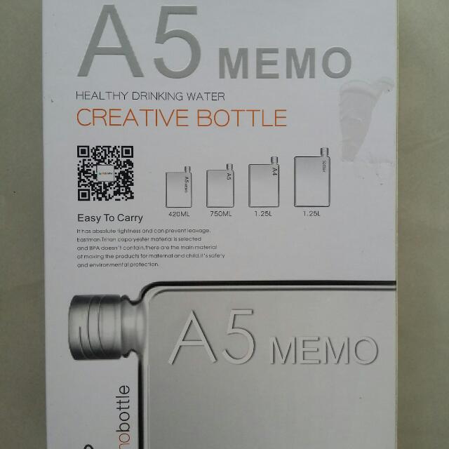 Stylist Memo Water Bottle A5-420mL, TV & Home Appliances, Kitchen Appliances, Water Purifers ...