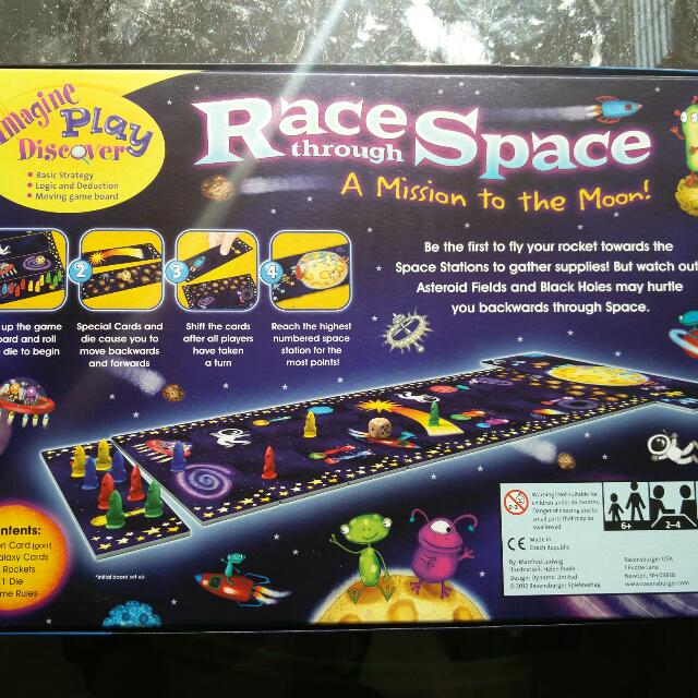 Race Through Space Children's Game, 興趣及遊戲, 玩具 & 遊戲類 - Carousell