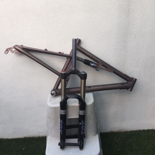 Santa Cruz Superlight Full Sus Frame Including Rear Shock, Fork And 26 ...