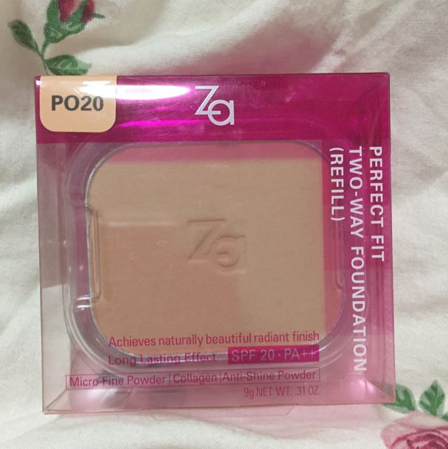ZA Perfect fit two way foundation refill, Beauty & Personal Care, Face ...