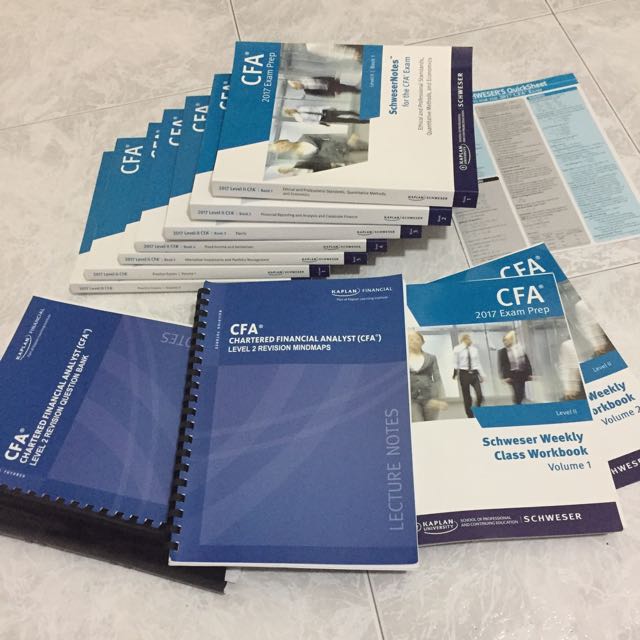CFA Level 2 2017 Schweser Books, Hobbies & Toys, Books & Magazines ...