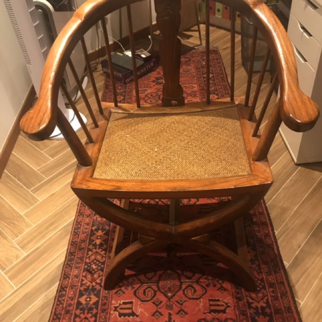 Antique Chinese Desk Chair, Furniture & Home Living, Furniture, Tables ...