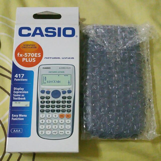 Casio Scientific Calculator Fx-570ES PLUS, Computers & Tech, Office ...