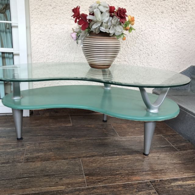 Kidney Bean Coffee Table, Furniture & Home Living, Furniture, Tables ...