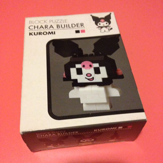 Kuromi Block Puzzle Chara Builder, 興趣及遊戲, 玩具 & 遊戲類 - Carousell