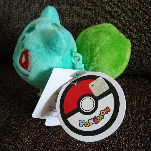 Mini Bulbasaur Keychain Plushie, Hobbies & Toys, Toys & Games on Carousell