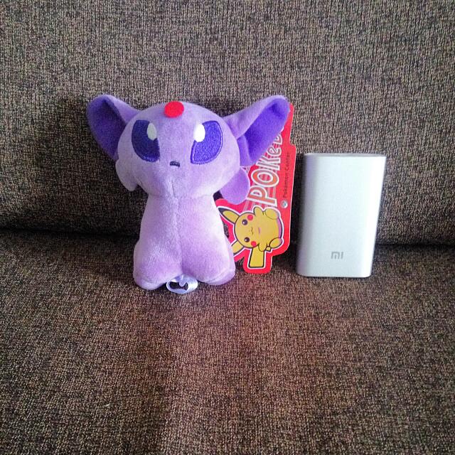 Mini Espeon Keychain Plushie, Hobbies & Toys, Toys & Games on Carousell