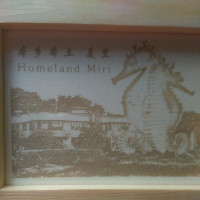 Sarawak Miri Seehorse Special Wooden Photo plus Frame, Furniture & Home ...