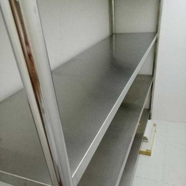 Custom Made Stainless Steel Rack-HDB/condo Storeroom-New, Furniture ...