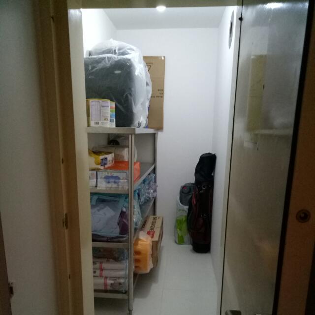 Custom Made Stainless Steel Rack-HDB/condo Storeroom-New, Furniture ...