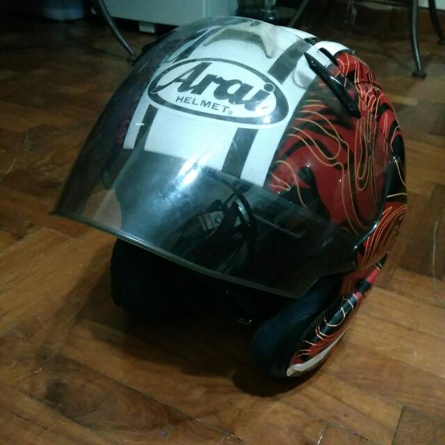 Arai Riptide Ram 3, Motorcycles, Motorcycle Accessories on Carousell