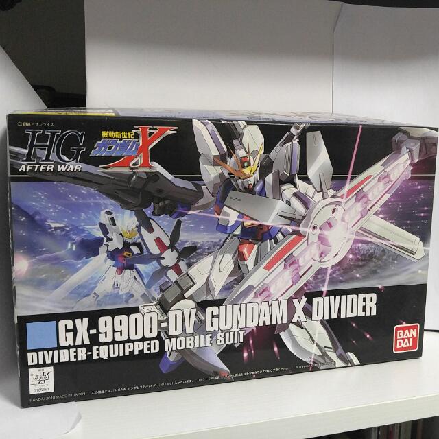 Bandi Hg Gundam X模型 高達 X機動新世紀 X Divider Equipped Gx-9900-dv Mobile Suit ...