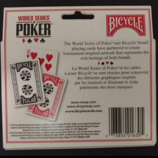 全新盒裝bicycle WSOP撲克牌紅黑一set, 興趣及遊戲, 收藏品及紀念品, 明星周邊 - Carousell