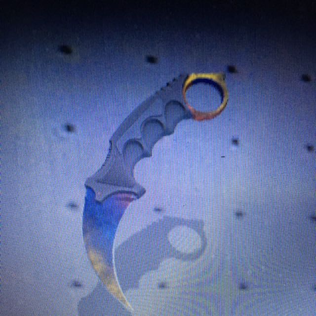 (Csgo Knife) Karambit Marble Fade on Carousell