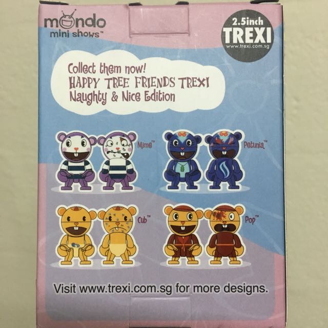 Trexi Happy Tree Friends Toy Naughty And Nice Edition / 2.5 Inch Pop ...