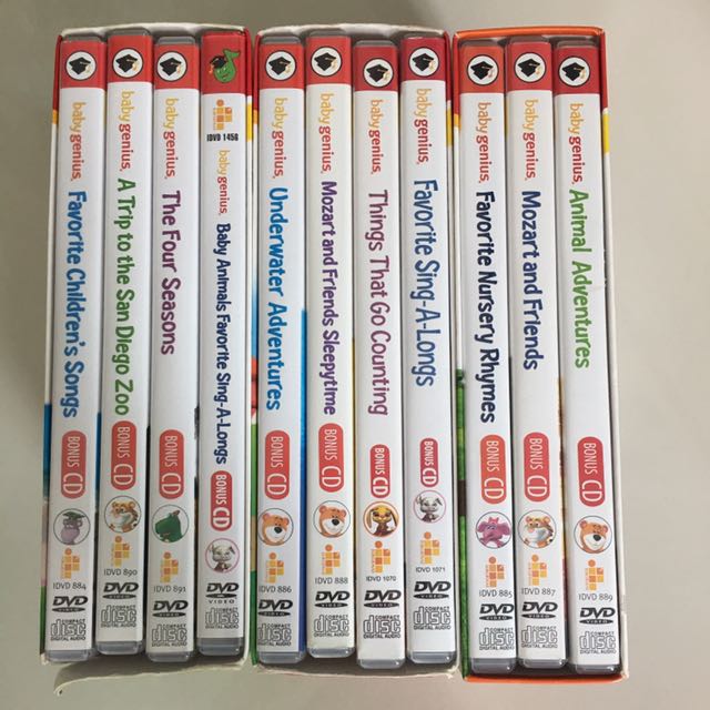 Baby Genius 11 DVDs, Hobbies & Toys, Music & Media, CDs & DVDs on Carousell
